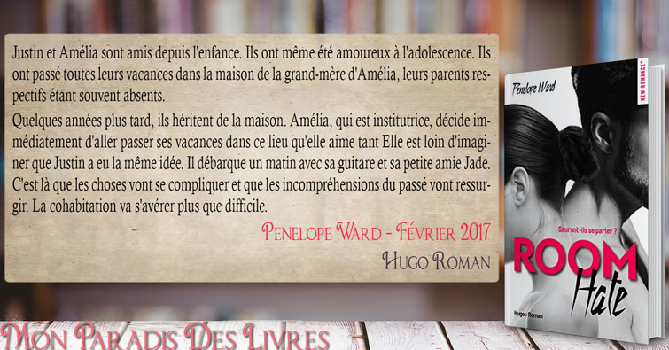 Room Hate – Penelope Ward | Mon Paradis des Livres