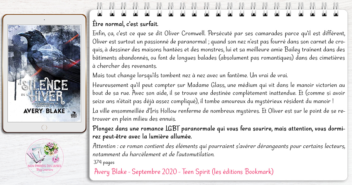 Les chroniques de Cromwell #1 – Le silence de l’hiver – Avery Blake ...