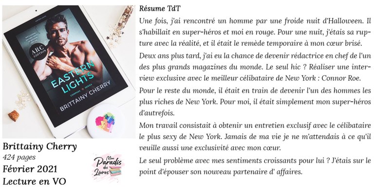 Eastern Lights (Compass #2) de Brittainy Cherry (Lecture en VO) | Mon ...