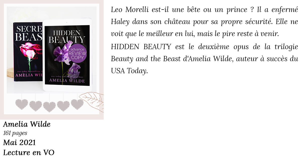 Hidden Beauty (Beauty and the Beast #2) d’Amelia Wilde [Lecture en VO ...