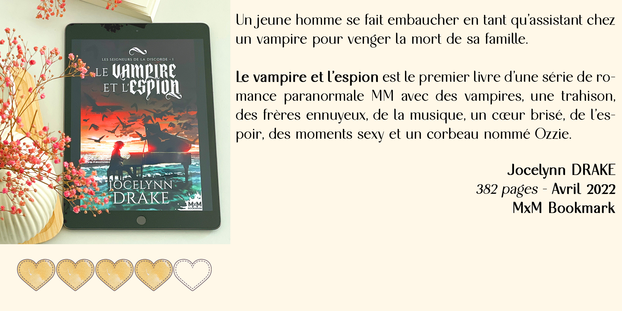 Le vampire et l’espion (Les Seigneurs de la discorde #1) de Jocelynn ...