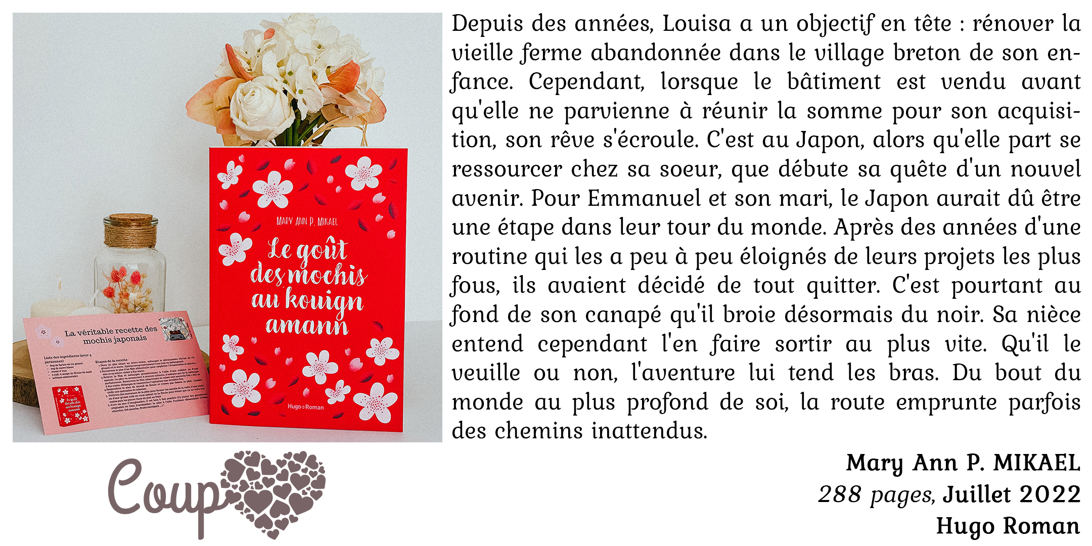Le goût des mochis au Kouign Amann de Mary Ann P. Mikael | Mon Paradis ...