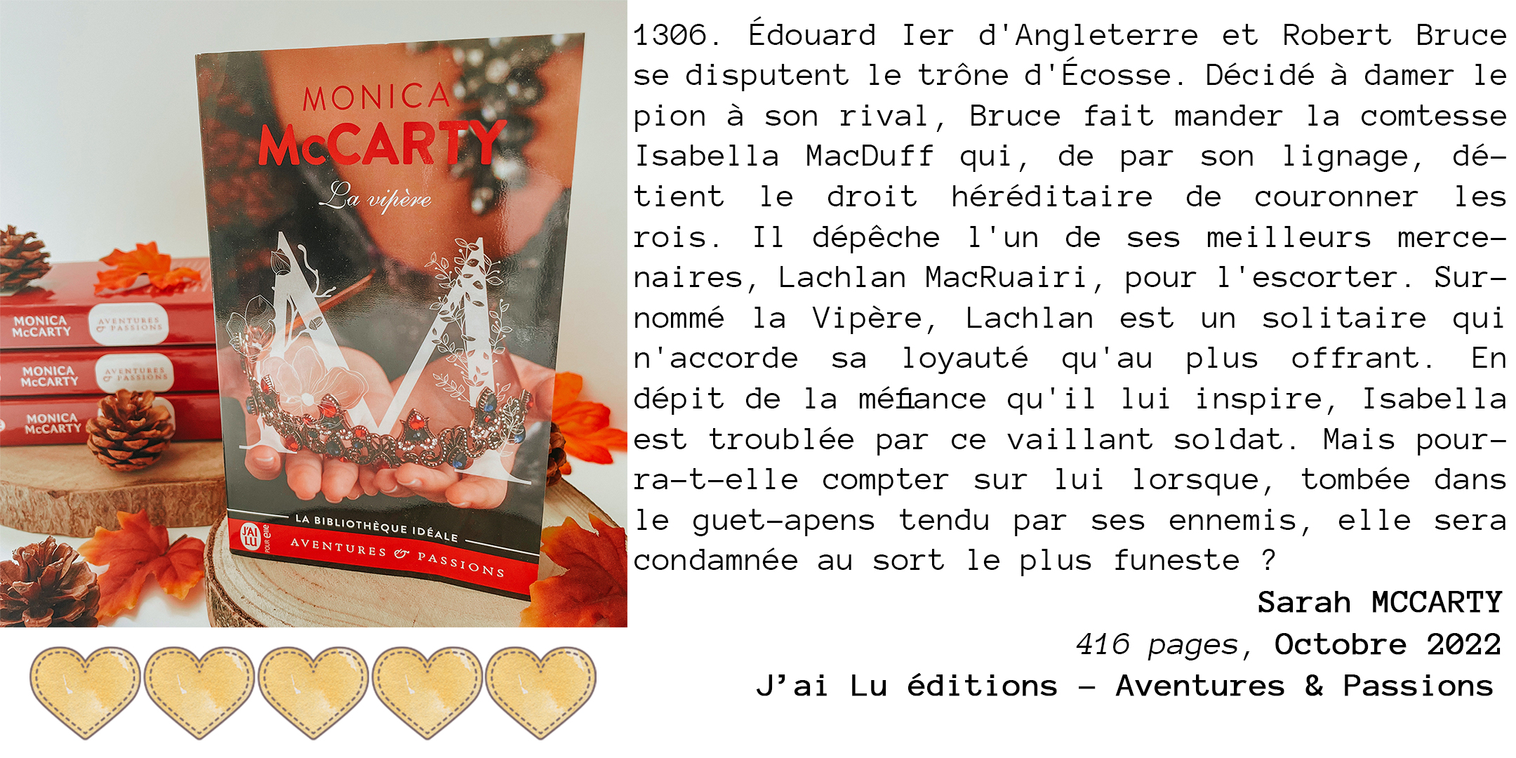 La Vipère (Les chevaliers des Highlands #4) de Monica McCarty ...