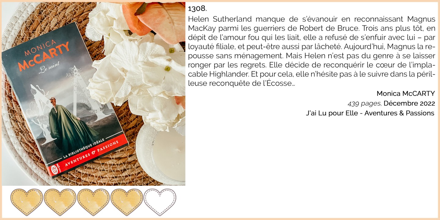 Le Saint (Les chevaliers des Highlands #5) de Monica McCarty [Relecture ...