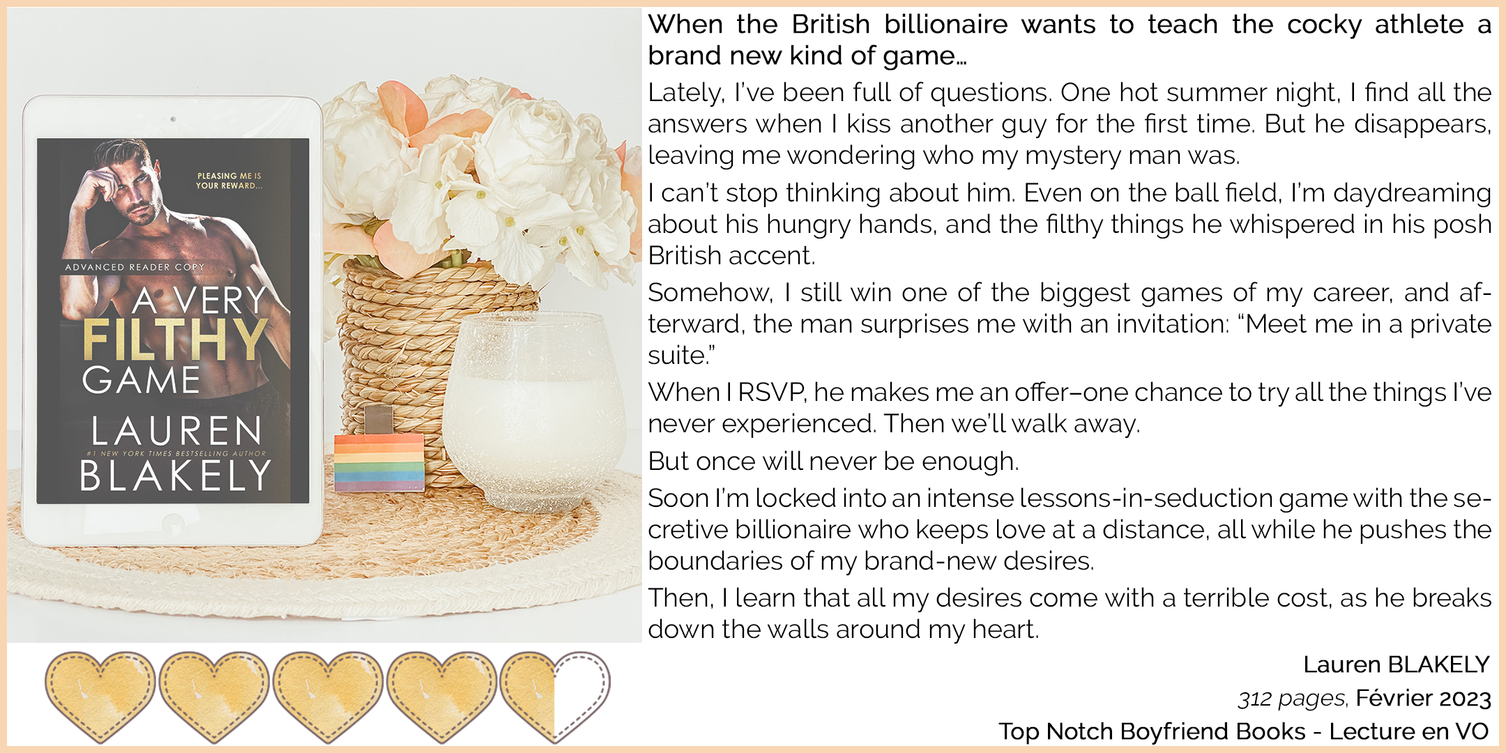 A Very Filthy Game (Winner takes all #3) de Lauren Blakely [Lecture en ...